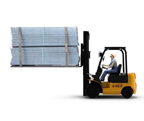 6'x12' Versa Welded Wire Temp Fence Panel Bundle | SONCO