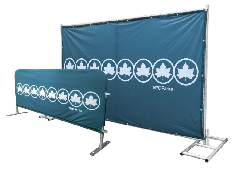 Fitted Solid Barricade Cover | signZilla